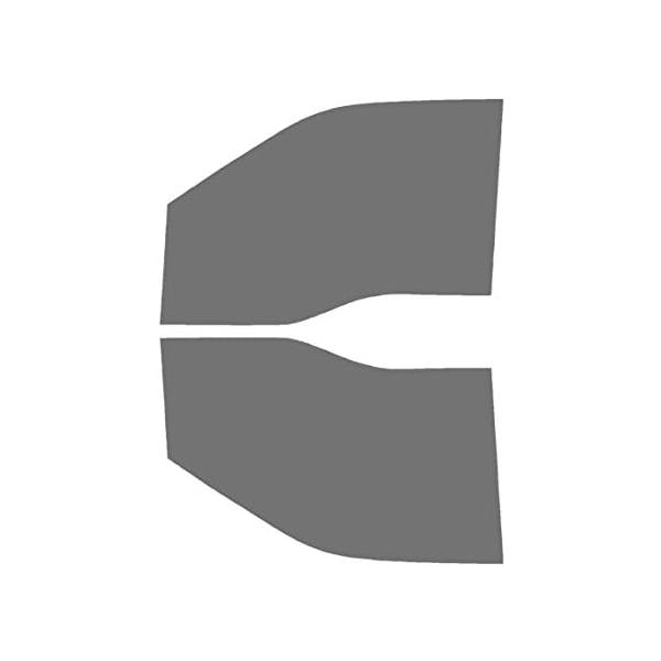 商品名プレカットウィンドウティントキット - 2015-2019フォードF-150 スーパーキャブトラック(フルトラック - ソリッドリアキット ) - 自動車ウィンドウフィルム Front Door Window Kit ブラック 201...