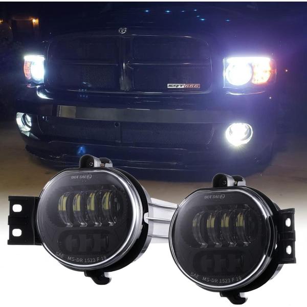 商品名JOYSKY HD-AAA1 ZIHANGPS4 コントローラー ワイヤレス 最新 Z-OFFROAD 2pcs 63W LED Fog Lights Lamps Replacement for 2002-2008 Dodge Ram...