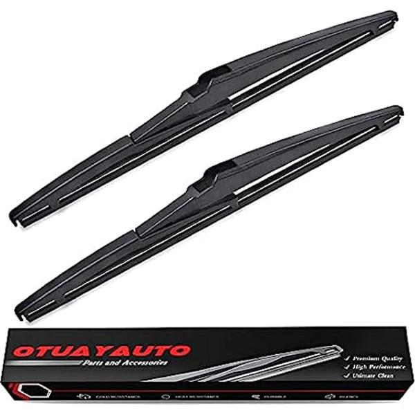 商品名OTUAYAUTO リアフロントガラスワイパーブレード - 12インチカーバックウィンドウワイパー2個 - トヨタRav4、トヨタハイランダー、ダッジジャーニー、ジープグランドチェロキー、ランドローバーディスカバリーの交換用OTUAY...