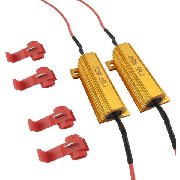 商品名iBrightstar 50W 6ohm 負荷抵抗器 - LED電球 高速ハイパーフラッシュ ウィンカー 点滅エラーコードiBrightstar 50W 6ohm Load Resistors for Fix LED Bulb Fas...