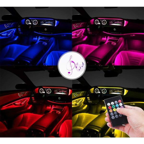 商品名Colorful LED Strip Lamp UnderDash Lighting Kit Music Mode Interior Light Daytime Running Lights Accessories Fit Chevr...
