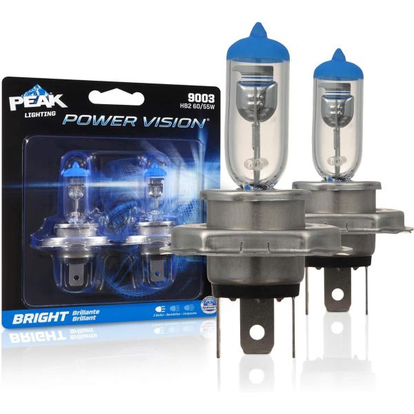 商品名PEAK Power Vision 自動車パフォーマンスヘッドランプ 9003 H4 HB2 2個パックPEAK Power Vision Automotive High Performance 9003/H4/HB2 60/55W ...