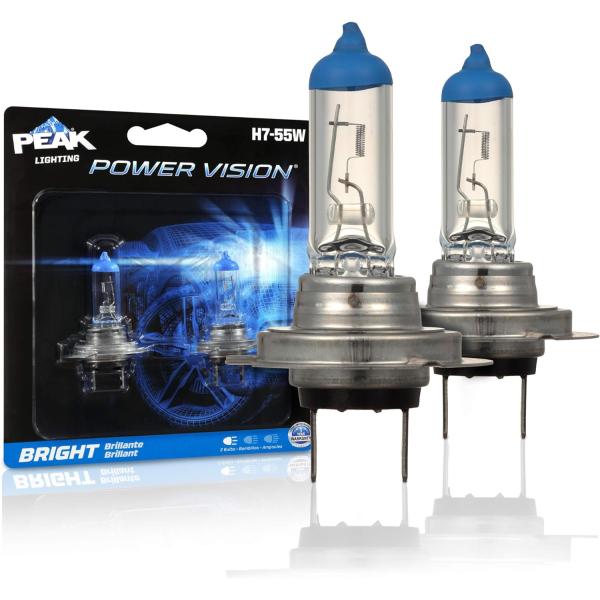 商品名PEAK パワービジョン 自動車用高性能H7 55W ヘッドライト (2パック)PEAK Power Vision Automotive High Performance H7 55W Headlights (2 Pack)ブランド：...
