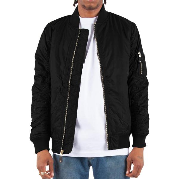商品名: Shaka Wear OUTERWEAR メンズ US サイズ: Small カラー: ブラック Shaka Wear Men's Flight Jackets ? Casual MA-1 Bomber Coat Windbrea...