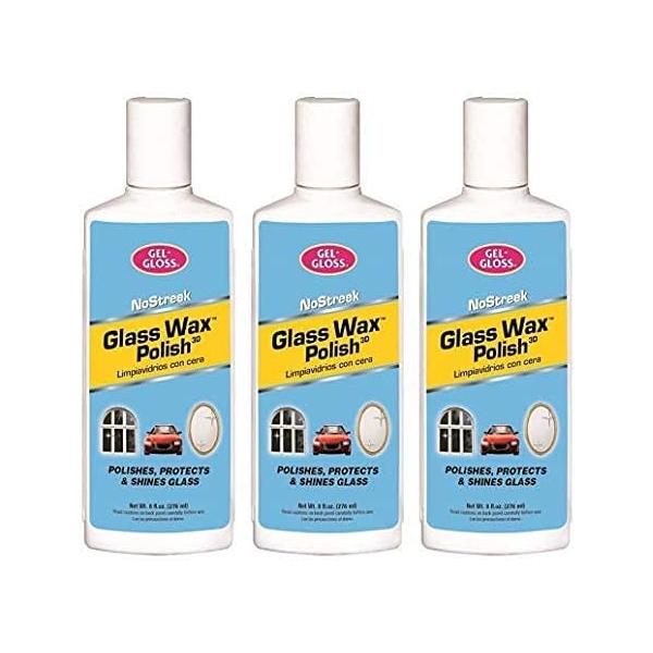 商品名Gel-Gloss No Streek ガラスワックスポリッシュ 8 ounces ブルー GG3PKGel-Gloss No Streek Glass Wax Polish, 8 Fluid Ounces (3)ブランド：TR In...