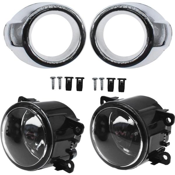 商品名1 Pair Left + Right Fog Lights Replacement for 2012-2014 Ford Focus S SE SEL Titanium Assembly Fog Lamp Clear Lens Bu...