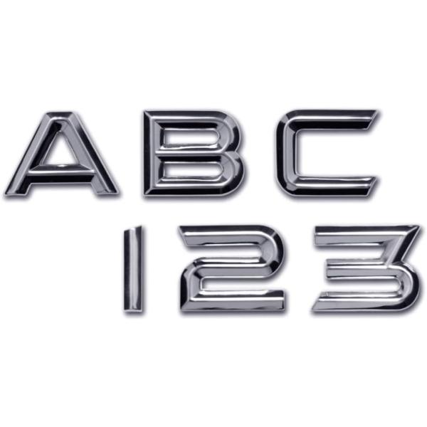 商品名クロムオート文字と数字のパーソナライズセット   電気スタイルPersonalized Set of Chrome Auto Letters and Numbers - Electric Styleブランド：Elektroplate商...