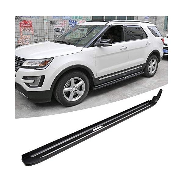 商品名アルミニウム サイドステップ フォードエクスプローラー 2015 2016 2017 2018 2019 ナーフバー ランニングボード用Aluminum Side Step Fit for Ford Explorer 2015 201...