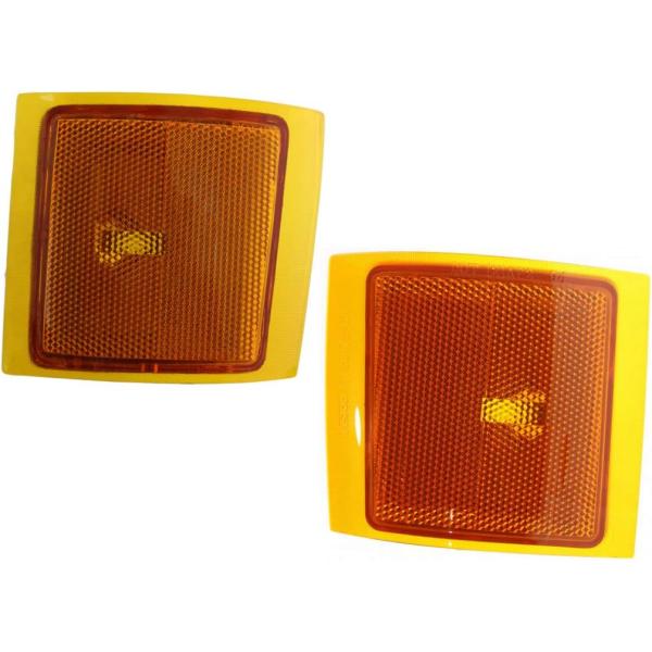 商品名For 1994 95 96 97 98 1999 Chevy C1500/C2500 Suburban Lower Side Marker Light Driver and Passenger Side Pair For GM255...