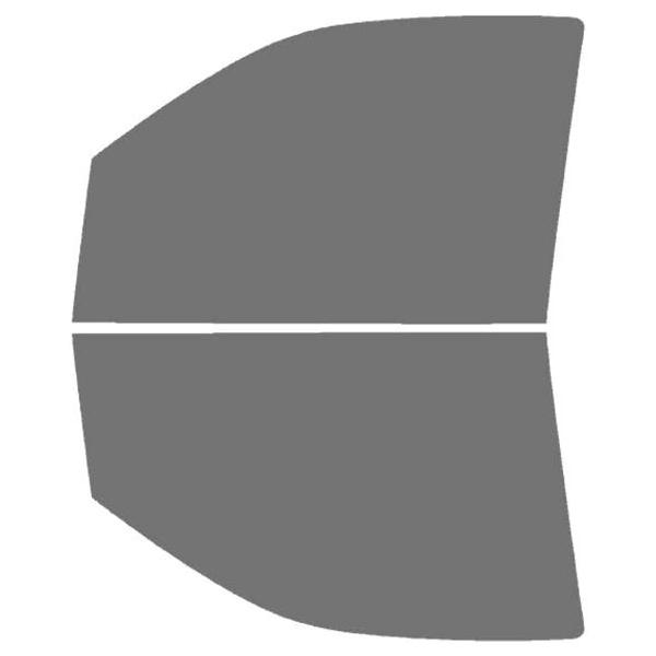 商品名プレカットウィンドウスモークキット - 適合車種：2005-2019 日産フロンティアクルーキャブトラック（フルトラック） - 自動車ウィンドウフィルム Front Door Window Kit ブラック 2005-2019-Fro...