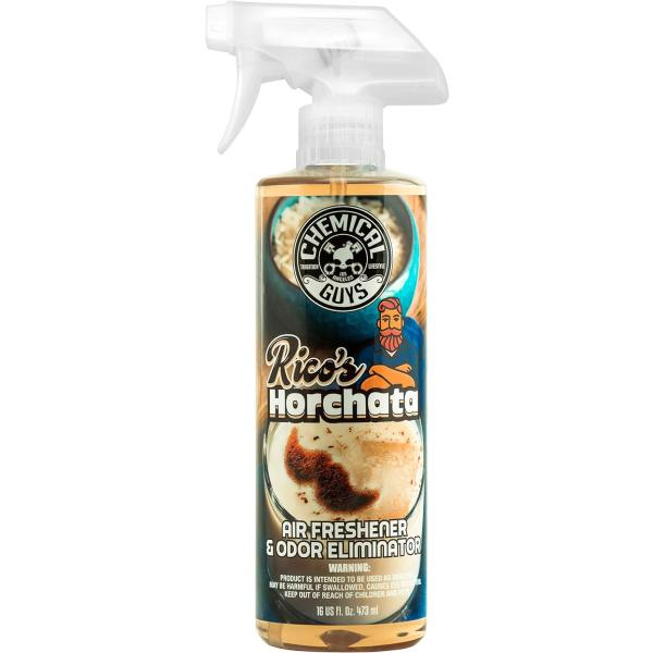 商品名Chemical Guys。 16 oz AIR24016Chemical Guys AIR24016 Rico's Horchata Scent Premium Air Freshener and Odor Eliminator, ...