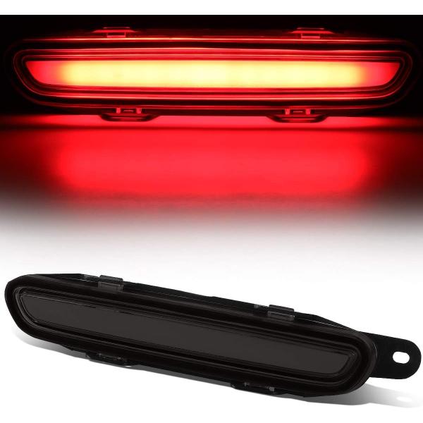 商品名Auto Dynasty 3D LED Bar Third Smoked Lens 3rd Third Tail Brake Light Rear Center Stop Lamp Compatible with Dodge Char...
