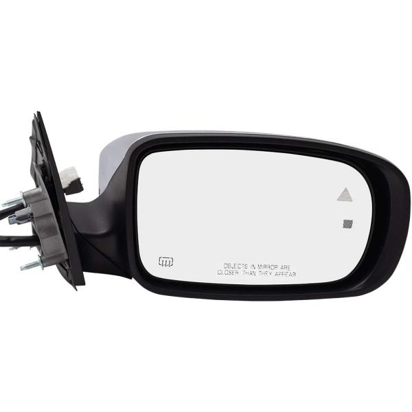 商品名Replacement Passengers Power Side View Chrome Mirror Heated Signal Puddle Lamp Memory Compatible with 2011-2019 300ブラ...