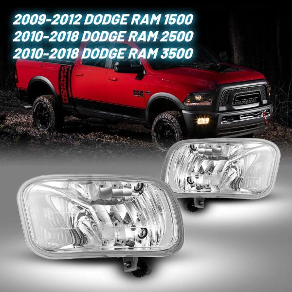商品名AUTOFREE Fog Lights for 2009-2012 Dodge RAM 1500/ 2010-2018 Dodge RAM 2500 3500 with Bulbs H10 12V 42W OE Fog Lamps A...