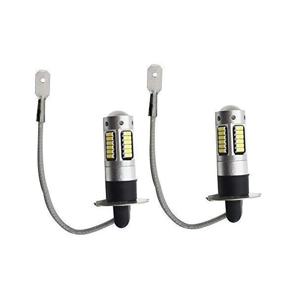 商品名labwork 2x H3 30-SMD 4014 LED電球 XENON 6000K ホワイト 12V 車用フォグライトランプlabwork 2x H3 30-SMD 4014 Bulbs XENON 6000K White 12V...