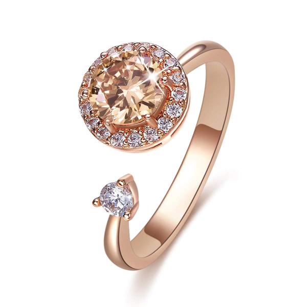 商品名:  Fonsalette Fidget Ring Birthstone Rings for Women Thumb Rings Fidget Ring Women Rose Gold Ring Spinner Ring Anxiet...