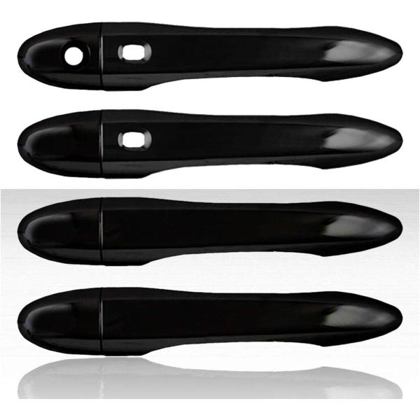 商品名Auto Reflections Set of 4 Door Handle Covers for Dodge Dart 2013-2016 - Gloss Black w/Smart Keyブランド：Auto Reflections商...