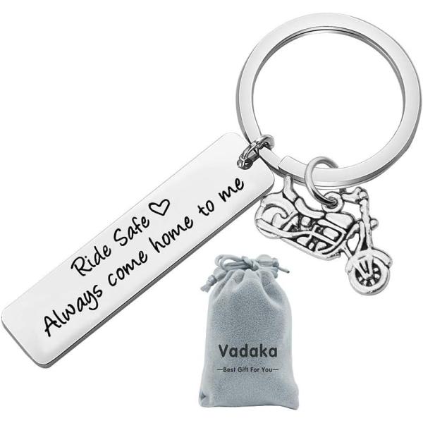 商品名バイカー ギフト Ride Safe Always Come Home to Me キーチェーン 夫へのギフト 息子 バレンタインデー キーチェーン ボーイフレンド 父親 ガールフレンド キーチェーンBiker Gift Ride S...