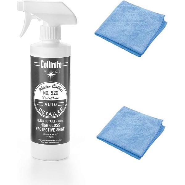 商品名Collinite No.520 Auto Quick Detailer 16oz &amp; 2 Microfiber Towelsブランド：COLLINITE商品サイズ：16 Ounces高さ：9.3 cm横幅：13.7 cm奥行...