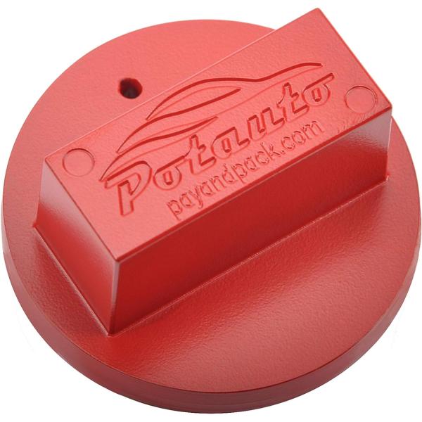商品名POTAUTO ユニバーサルアルミジャッキパッド ジャッキパックアダプターサポート 2000年以降のメルセデスベンツ車に対応 (数量1、レッド)POTAUTO Universal Aluminum Jack Pad Jacking P...