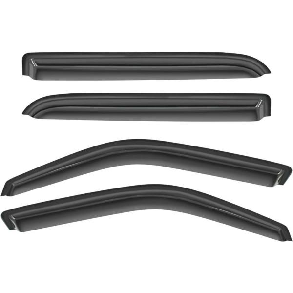 商品名Gldifa Smoke Window Visors Compatible with 2001-2003 Ford F150 Crew Cab Wind Deflectors 4pcsブランド：GLDIFA商品サイズ：高さ：4.6 c...