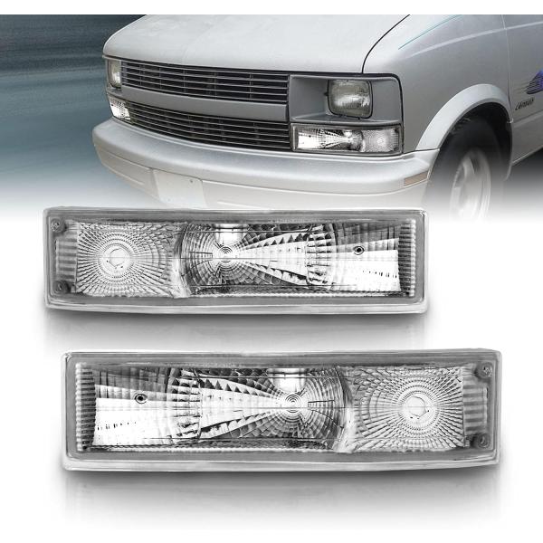 商品名AmeriLite バンパーライト パーク/シグナルライト ユーロ シボレーアストロバン用 - 助手席と運転席側AmeriLite Bumper Lights Park/Signal Lights Euro For Chevy Ast...