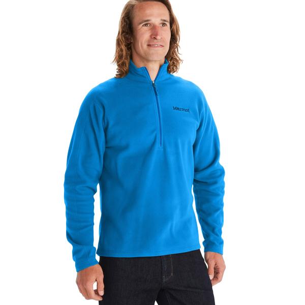 商品名:  MARMOT Men's Rocklin 1/2 Zip Jacket | Lightweight, Fleece, Classic Blue, Smallブランド: MARMOT商品サイズ: Small高さ: 42cm横幅: ...