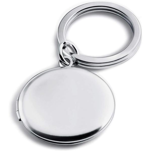 商品名PHOCKSIN Silver Round Keychains For Women Photo Locket Keychain Cute Keychain For Girls Nice Gifs For Christmas Mothe...