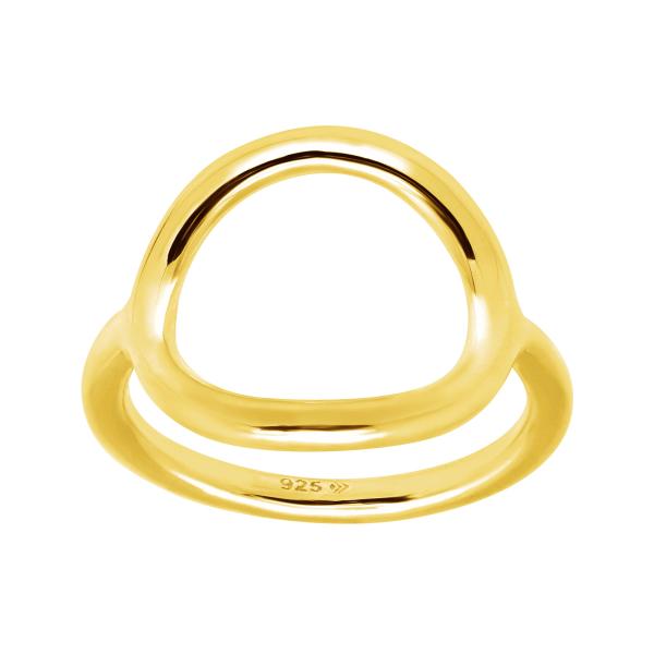 商品名: Silpada 'Karma' Open Circle Ring in 18K Gold-Plated Sterling Silver, Size 9 Silpada 'Karma Ring' in 18K Gold-Plated...