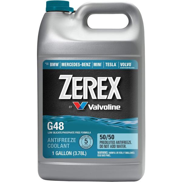 商品名Zerex G48 Low Silicate/Phosphate Free 50/50 Prediluted Ready-to-Use Antifreeze/Coolant, 1 GAブランド：Valvoline商品サイズ：高さ：9....