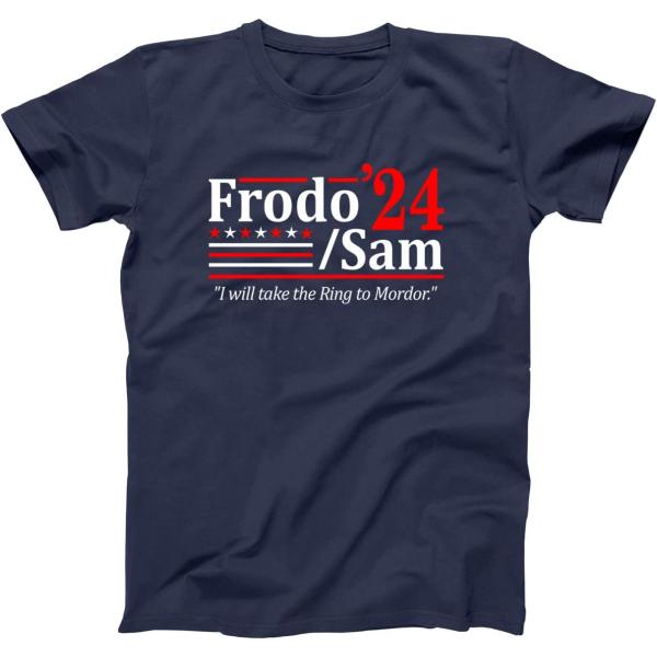 商品名Frodo and Sam 2020 Election Hobbits Return The Ring メンズシャツ US サイズ: MediumFrodo and Sam 2024 - Funny Comedy Fantasy Hu...