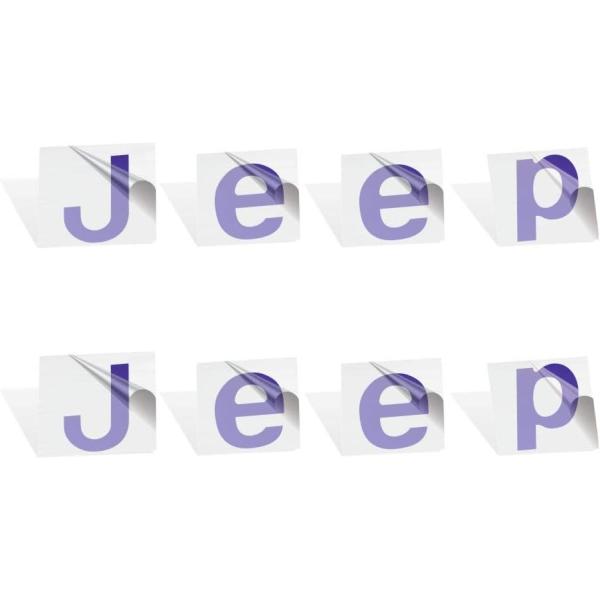 商品名Reflective Concepts ジープ フェンダー エンブレム オーバーレイ デカール ステッカー - 2020 2021 グラディエーター - (カラー: パープル)Reflective Concepts Jeep Fend...