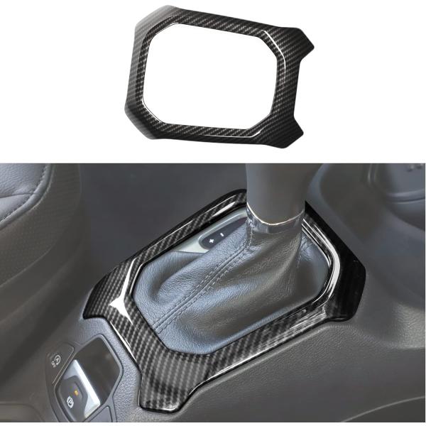 商品名RT-TCZ シフトカバー レネゲード用 ブラックRT-TCZ for Renegade Gear Shift Panel Cover Trim, ABS Carbon Fiber Interior Accessories for J...