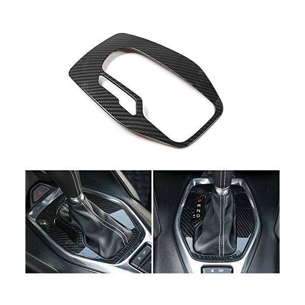 商品名RT-TCZ ギアシフトカバー Trim1 カーボンファイバーRT-TCZ for Camaro Gear Shift Panel Cover Trim, Carbon Fiber Interior Accessories for C...