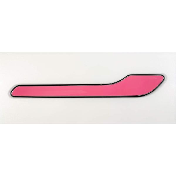 商品名カスタムカット グラフィック Tesla モデル 3 ドアハンドルラップ ピンク 3HANDLE-Gloss PinkDoor Handle Wrap for Tesla Model 3/Y (Gloss Pink)ブランド：Cust...