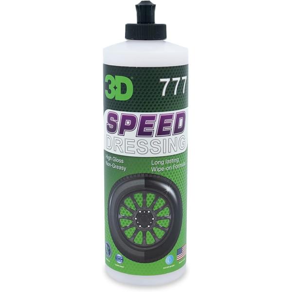 商品名3D Speed タイヤドレッシング | 長持ち、高輝 タイヤの光沢を拭き取ります | べたつかない水性保護剤 | アメリカ製 | すべてナチュラル | 有害な化学物質不使用3D Speed Tire Shine - Long Las...