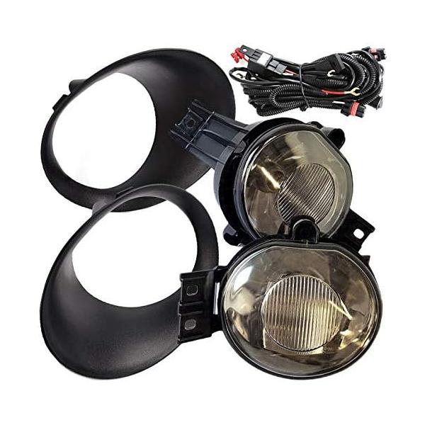 商品名UFRAME 2003-2008 Dodge RAM 2500/3500 2002-2008 Dodge Ram 1500 スモークハウジング フォグライトキット ベゼル付き 配線/スイッチ/ハロゲン電球付きUFRAME Fits 2...