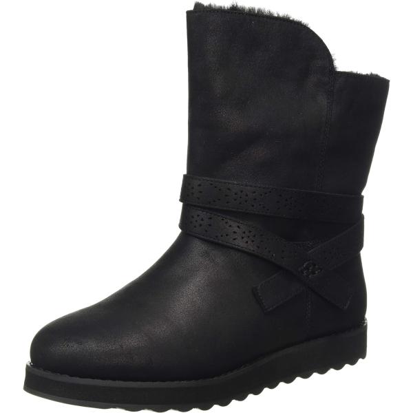 商品名Skechers Women's Keepsakes 2.0 Mid Calf Boot, Black Microleather, 5ブランド：Skechers商品サイズ：5高さ：12.8 cm横幅：29.6 cm奥行：33.8 cm...