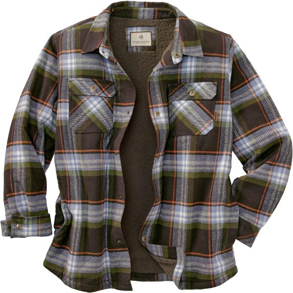 商品名:  Legendary Whitetails Men's Standard Deer Camp Berber Lined Flannel Shirt Jacket, Fireside Plaid, Largeブランド: Legend...