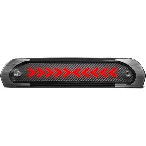 商品名DNA MOTORING 3BL-DRM02-3D-T3-LED-BK Black Housing Striped Line 3D LED Third Tail Brake Light [Compatible with 02-08 D...