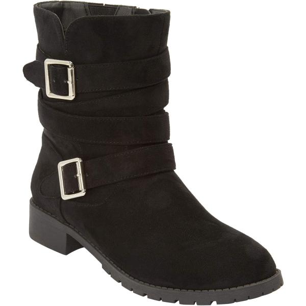 商品名Comfortview レディース 幅広 マディブーツ, ブラック, 12 X-WideComfortview Wide Width Madi Boot | Mid Calf | Women's Winter Shoes - 12 W...