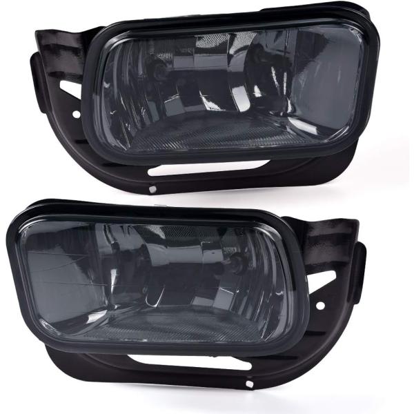 商品名CNNELL Fog Lights Assembly Compatible with 2009-2012 Dodge Ram 1500, 2010-2018 Dodge Ram 2500 3500, Smoky Lens Withou...