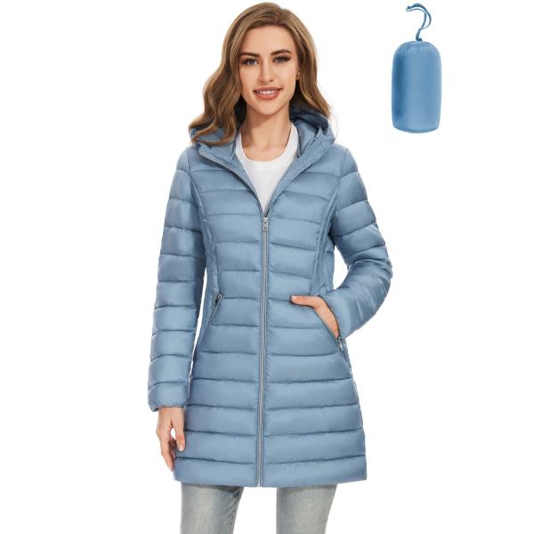 商品名:  ROYAL MATRIX Packable Puffer Jacket womens Lightweight Puffer Jacket Long Winter Puffer Jakcet Quilted Puffer Coat...