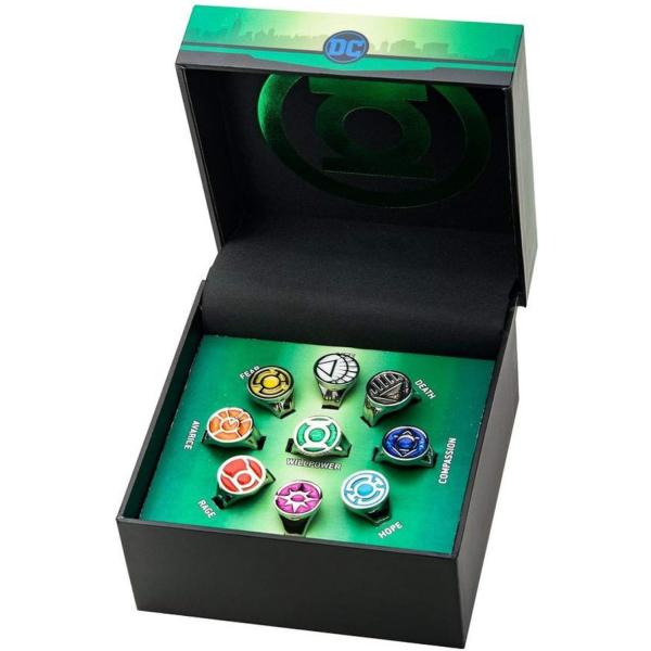 商品名SalesOne LLC DC Comics Green Lantern Power Rings Emotional Spectrum Power Rings Includes 9 Adjustable Rings Featuring...
