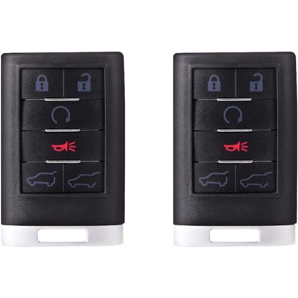 商品名SCITOO Replacement for Shell 6 Buttons Pad Outer shell Keyless Entry Remote Car Key Fob Case 2007-2014 Escalade EXT f...