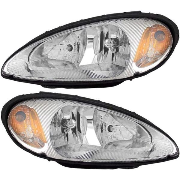 商品名EPIC LIGHTING Headlight Lens and Housing Assembly Replacement for Chrysler 2001-2005 PT Cruiser [ 5288765AH 5288765AI...