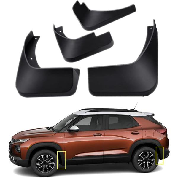 商品名Fit for Chevrolet Chevy Trailblazer 2021 2022 2023 2024 Mud Flaps Kit Mud Splash Guard Front and Rear 4-PC Setブランド：TO...