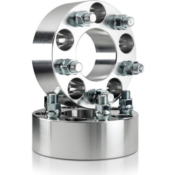 商品名2ピース 2インチ (50mm) カスタムホイールスペーサー アダプター ボルトパターン 5x5.5~5x4.5 5x139.7~5x114.3 センターボア 88mm2 Pieces 2"" (50mm) Custom Wheel ...