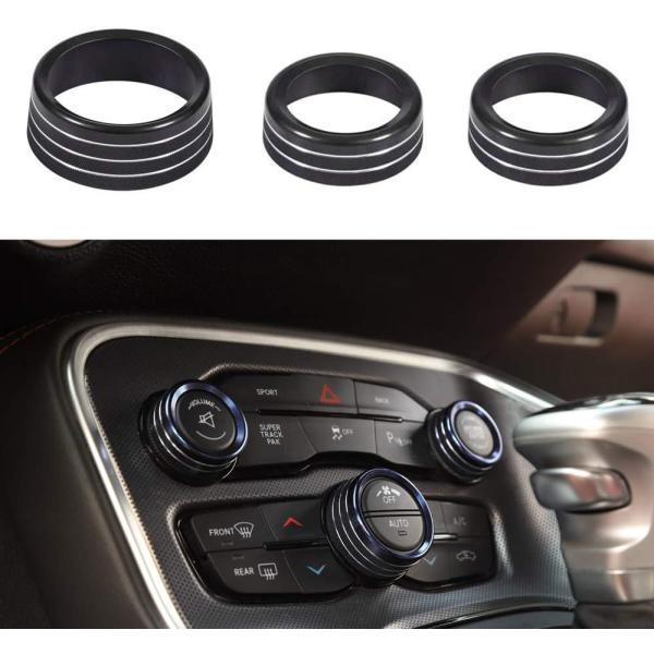 商品名Keptrim Bot n de interruptor de aire acondicionado para Dodge Challenger Charger Chrysler 300 300s 2015-2020, para Ra...