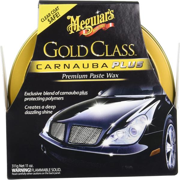商品名Meguiar's Gold Class Carnauba Plus プレミアムペーストワックスバンドル フォームパッド&amp;マイクロファイバークロス付き (3アイテム)Meguiar's Gold Class Carnauba ...